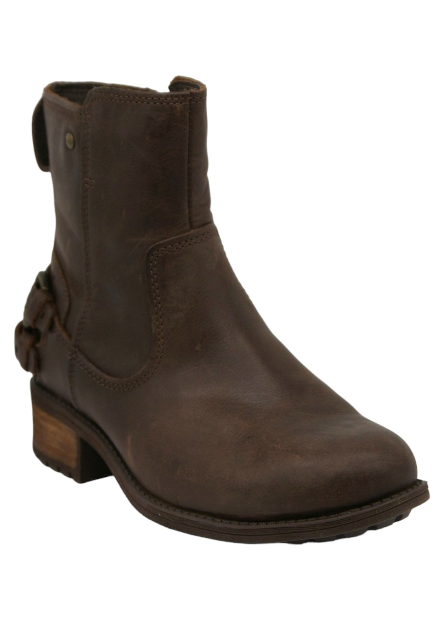 Csizma, UGG, Orion BackStrap Boot, Bőr, Barna, 36 - eMAG.hu