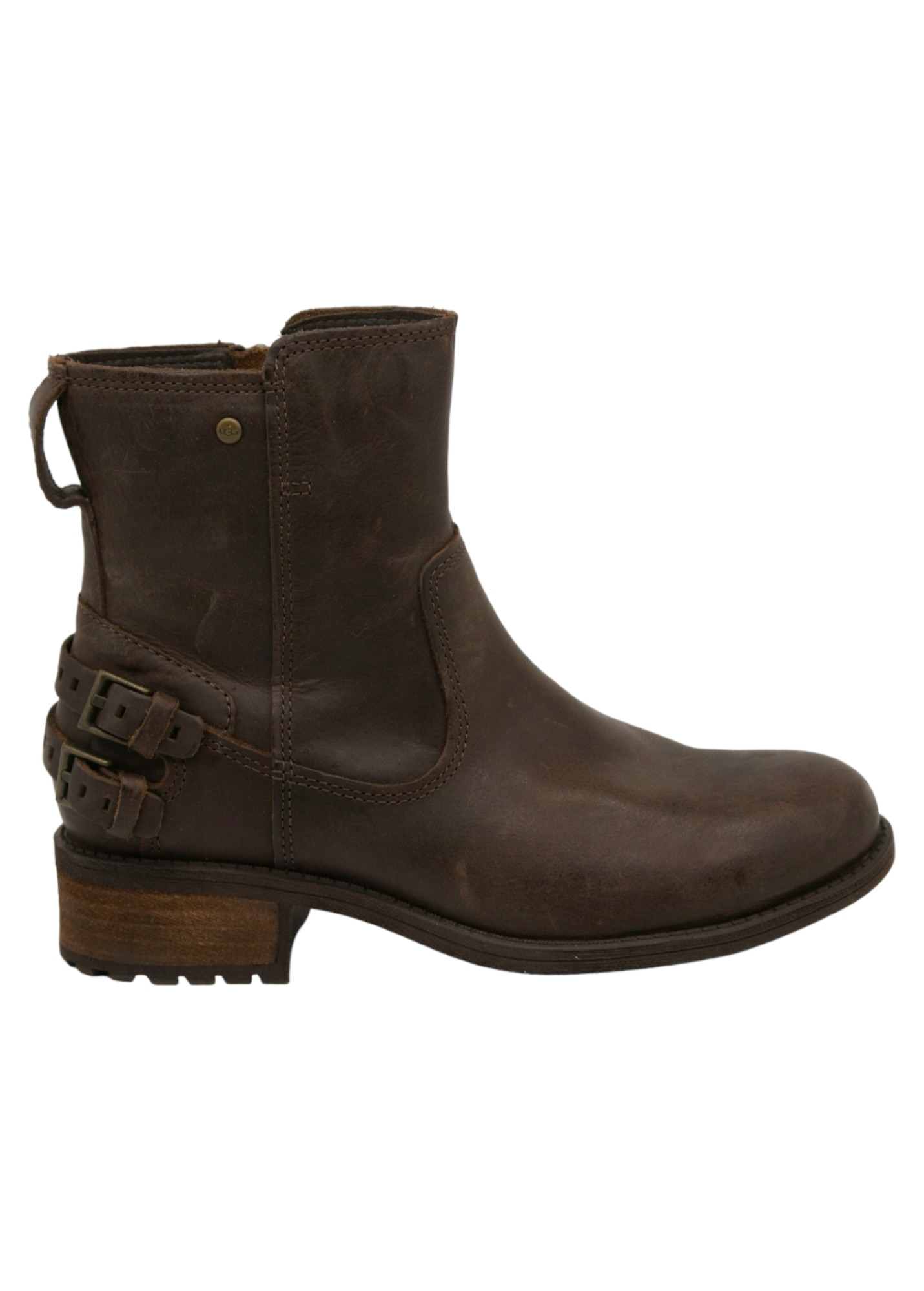 Csizma, UGG, Orion BackStrap Boot, Bőr, Barna, 36 - eMAG.hu