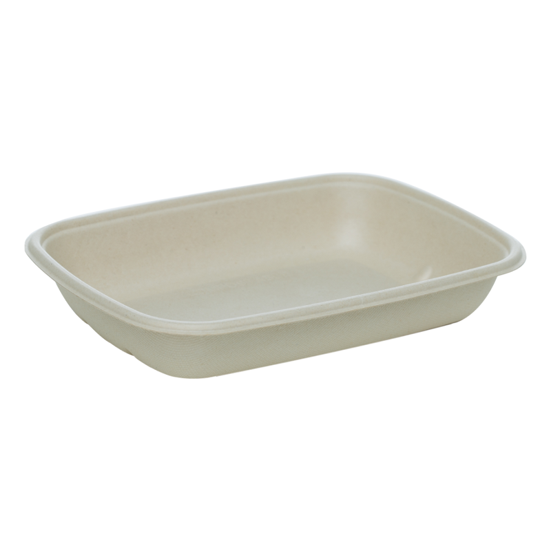 Set 2 x 50 Caserole Biodegradabile, Compostabile Natur, 23x16 cm, 750 ...