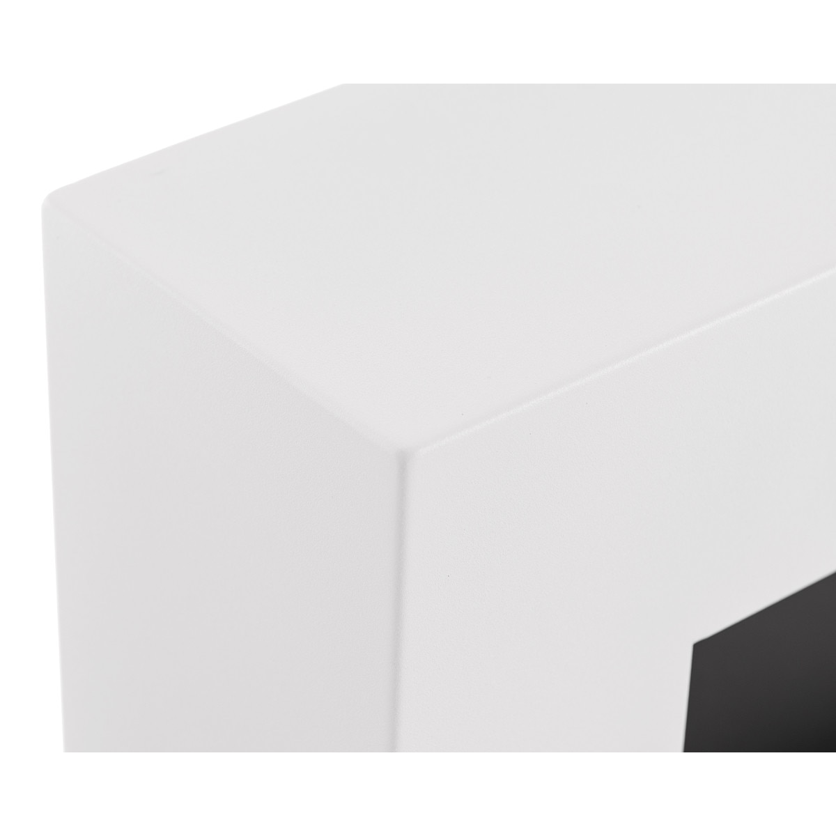 Semineu bio BOX 90cm cu biocombustibil alb fara sticla suspendat pe ...