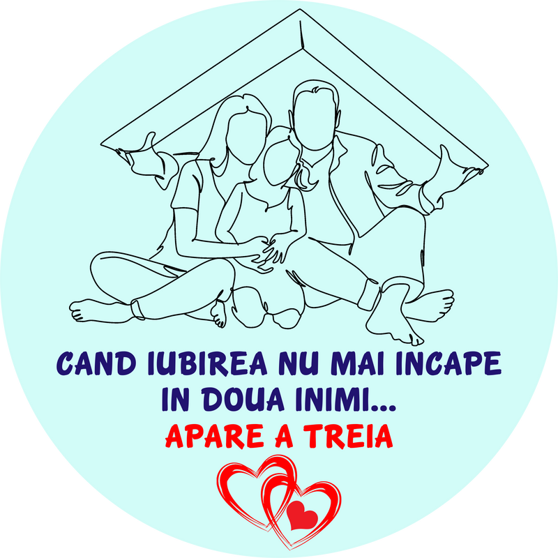 Breloc personalizat "Cand iubirea nu mai incape in 2 inimi", 4.5 cm x 4 ...
