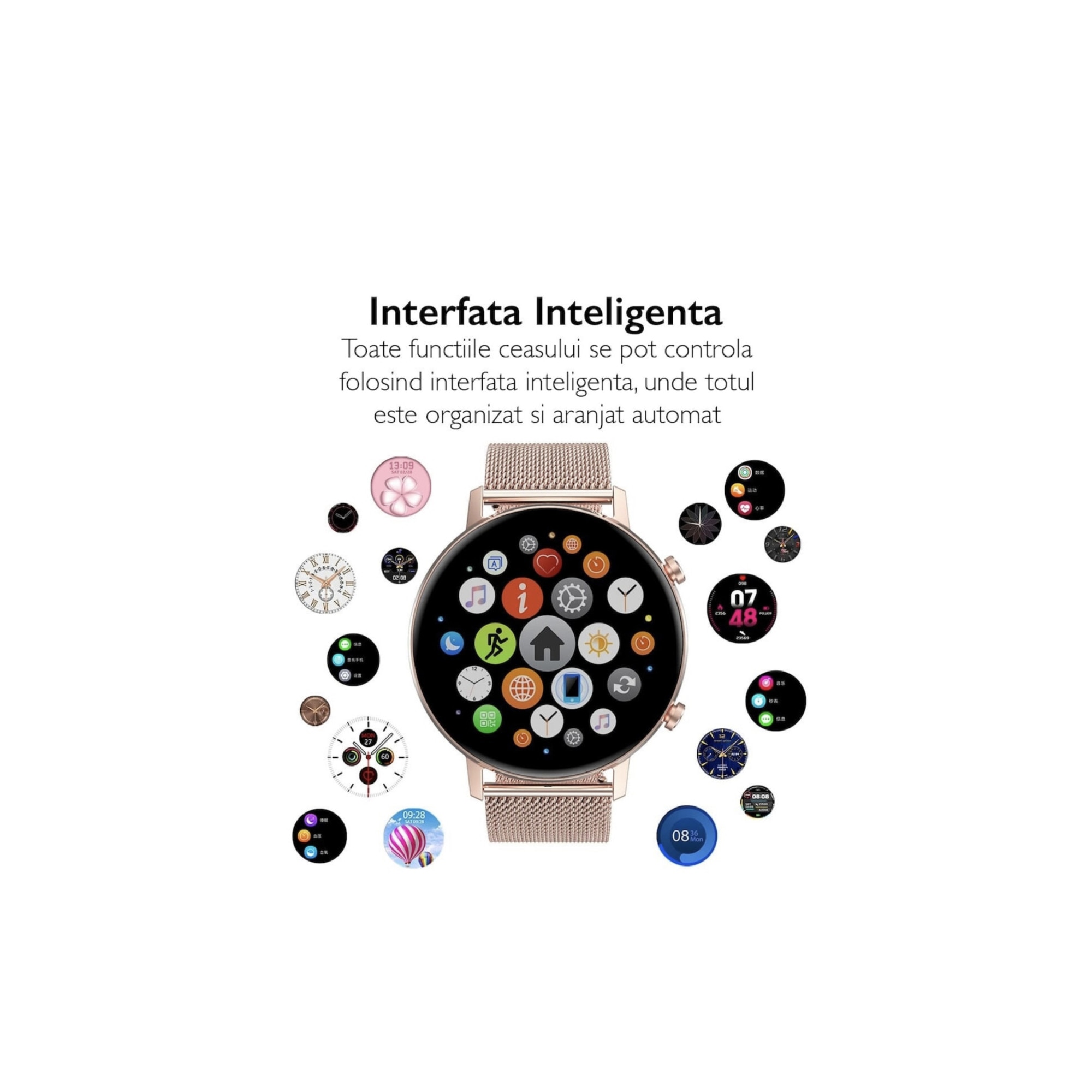 SmartWatch BeFIT PRO® 1.3" FULL RETINA дисплей, SpO2 оксиметър ...