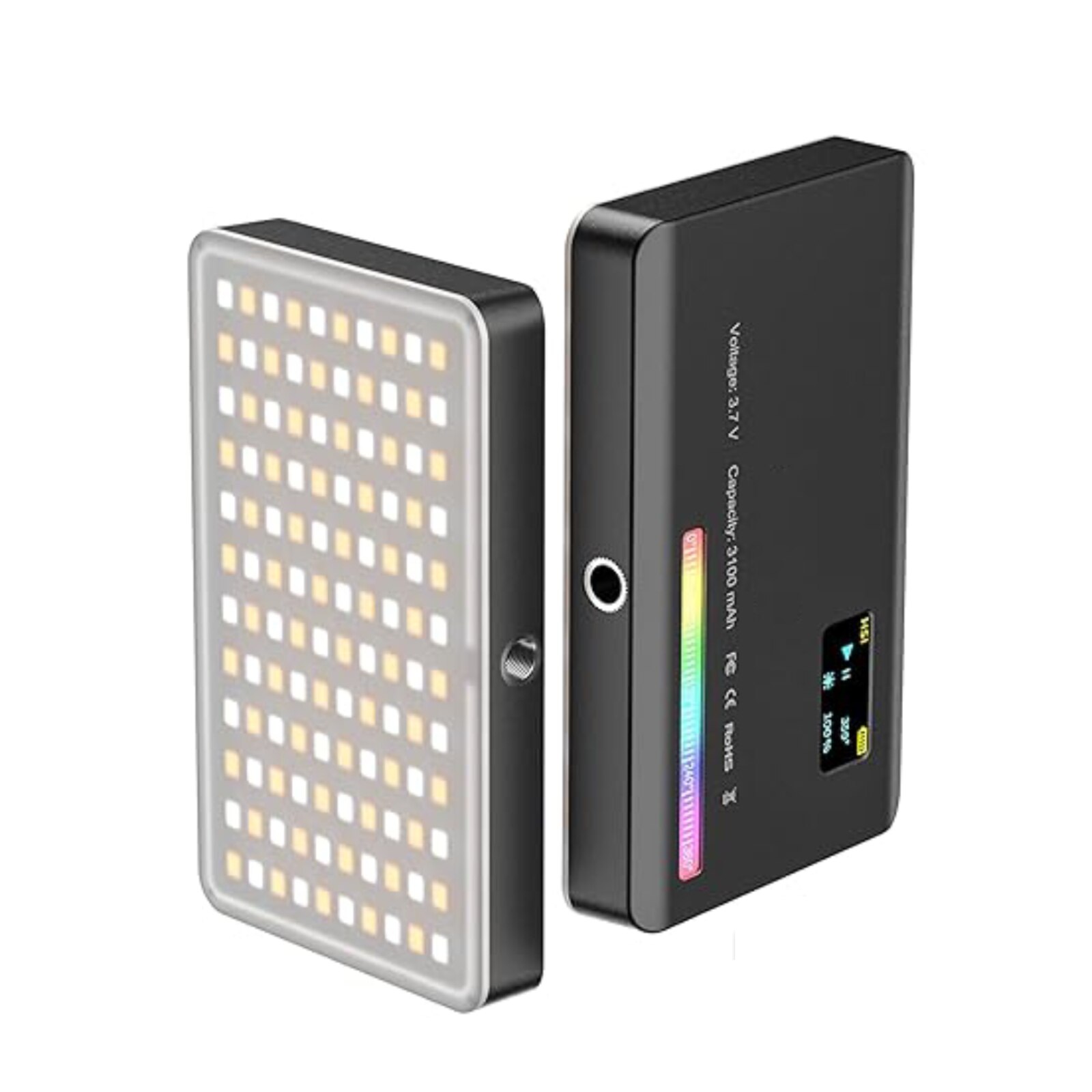 Lampa video cu LED, Weluvfit, G5435, acumulator 3300 mAh, 360 culori ...