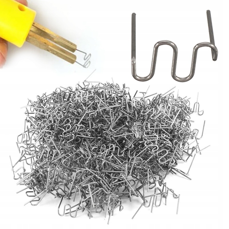 Set capse 500 bucati pentru reparat plasticul, sudat si pistol lipit, 0 ...