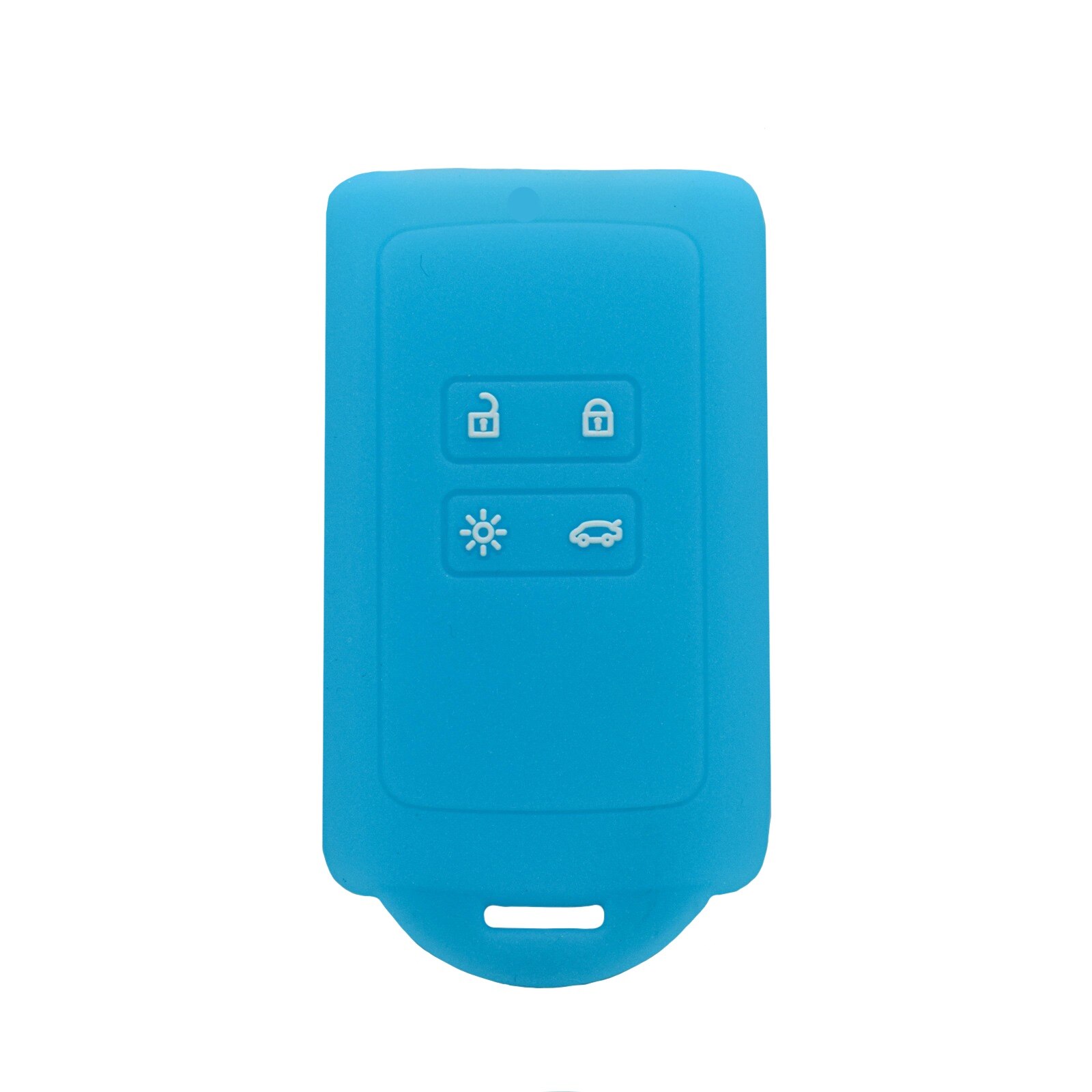 Husa cheie keyless Renault/Dacia, model "Don't touch my key", albastru ...