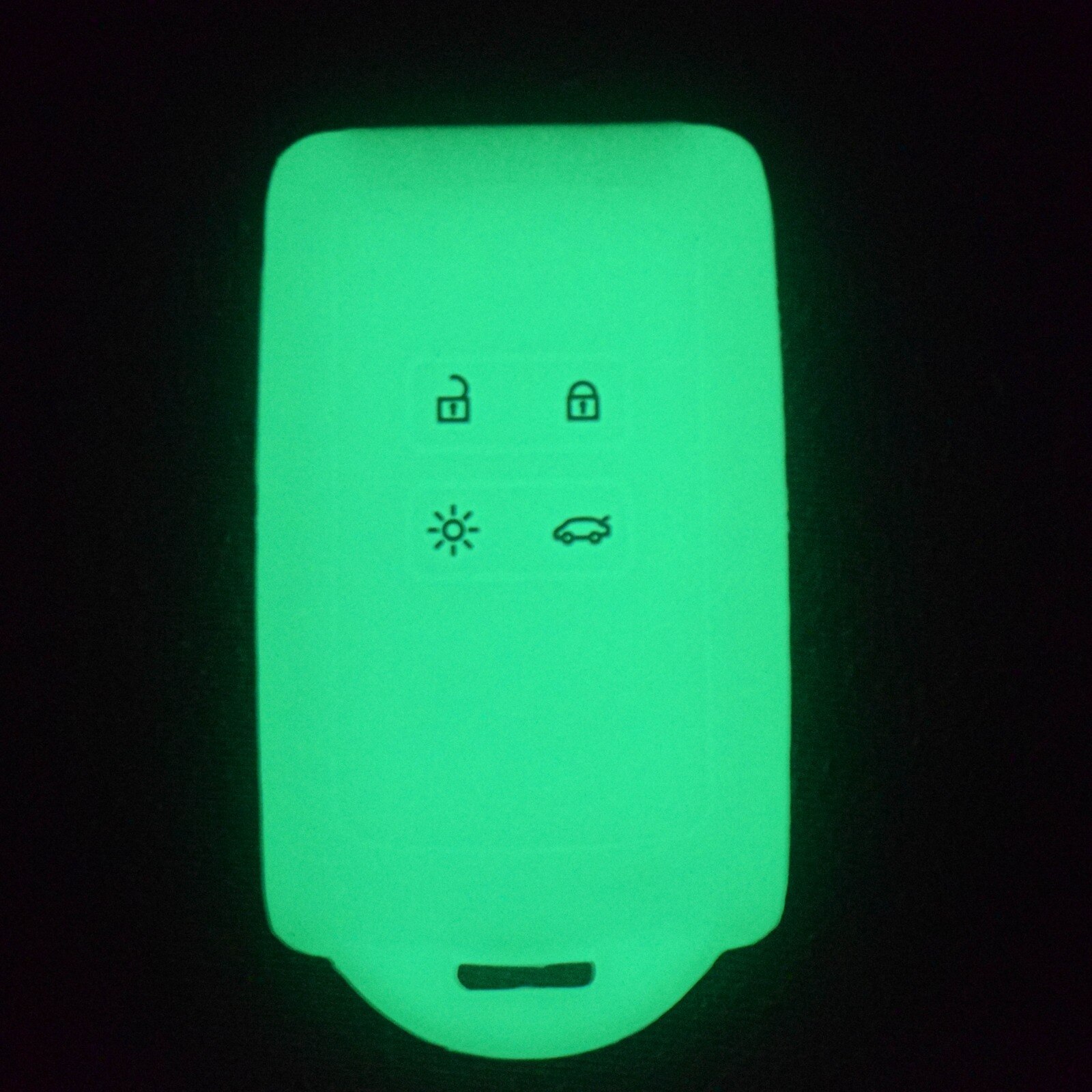 Husa cheie keyless Renault/Dacia, model "Don't touch my key", albastru ...