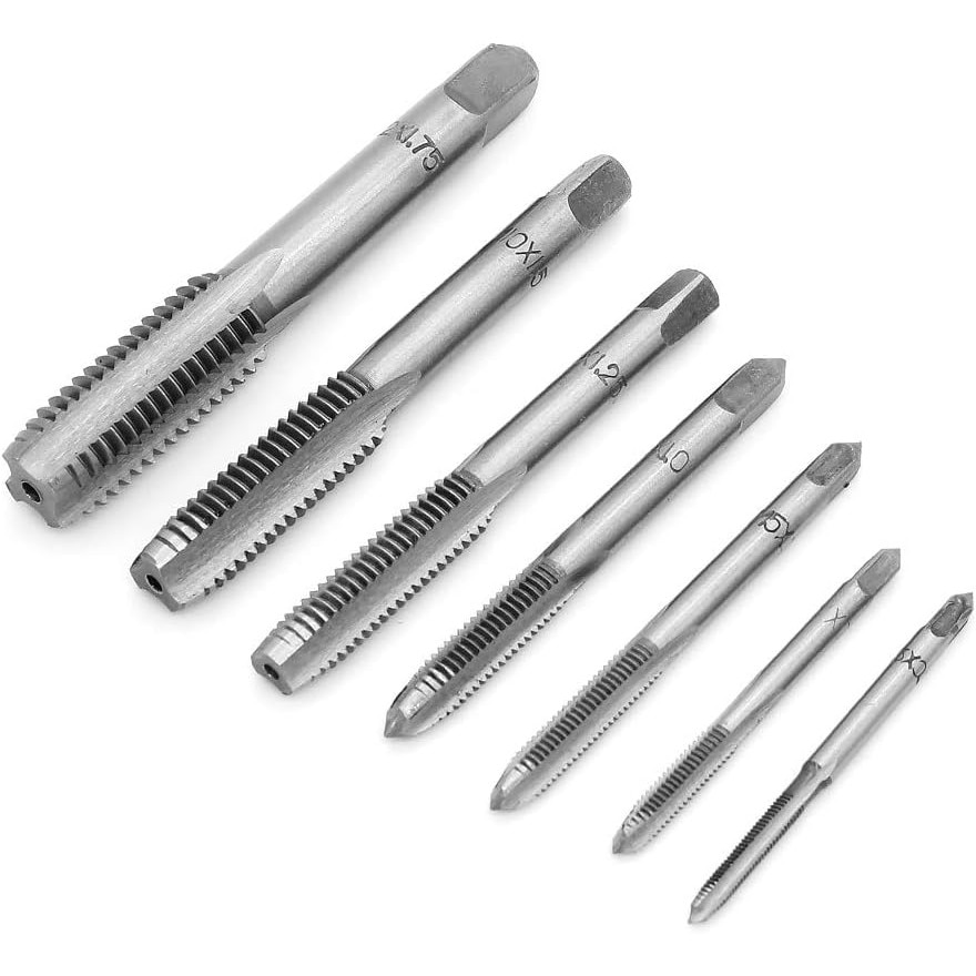 Set Port tarod + 7 Tarozi, M3 - M12, Argintiu - eMAG.ro