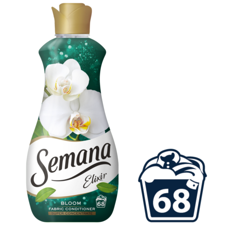 Омекотител Semana Elixir Bloom, 68 пранета, 1.7 л - eMAG.bg