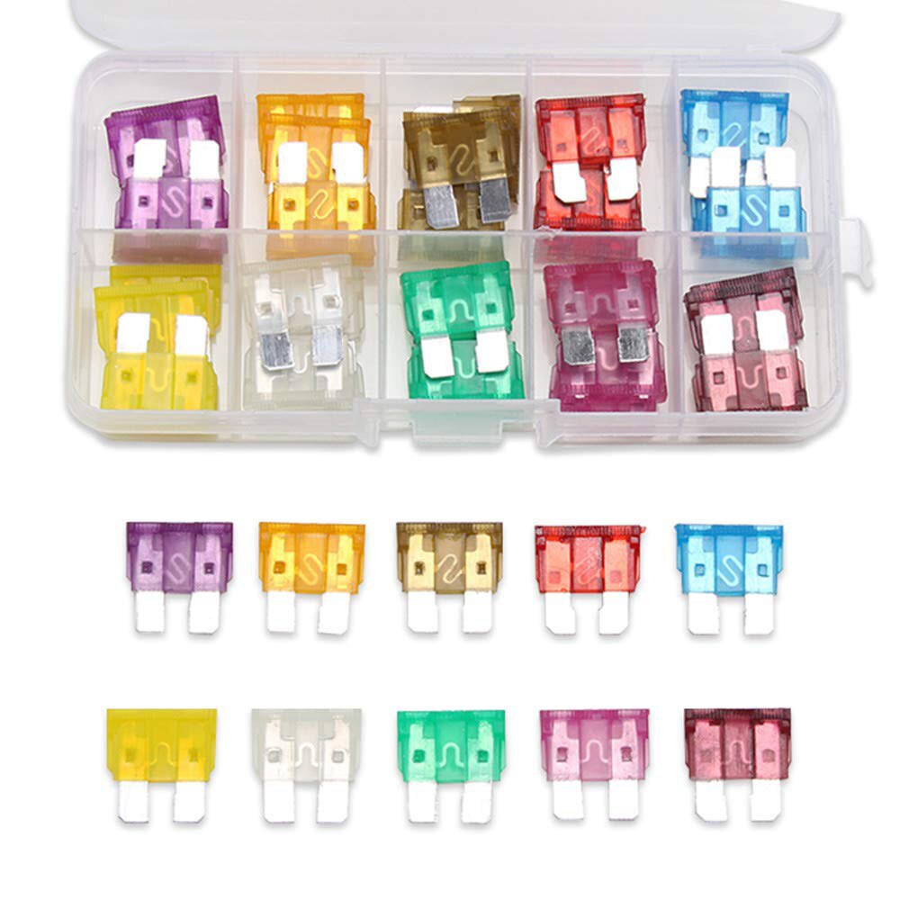 Set sigurante auto 50 piese, 3A/40A - eMAG.ro