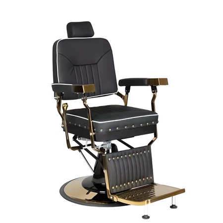 Scaun de frizerie, Barber King, Negru, Hidraulic, Si barbierit, ENZO ...