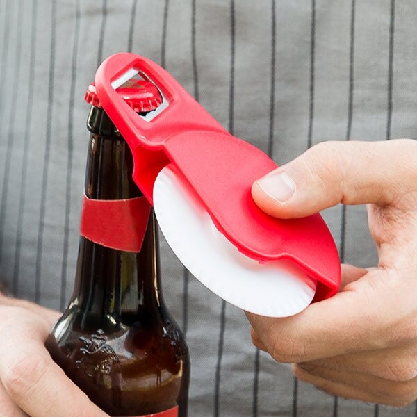 Instrument de tip 2 in 1, taietor de pizza si deschizator de sticle ...