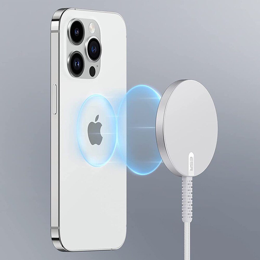 Incarcator Wireless MagSafe, ESR HaloLock, Silver - eMAG.ro