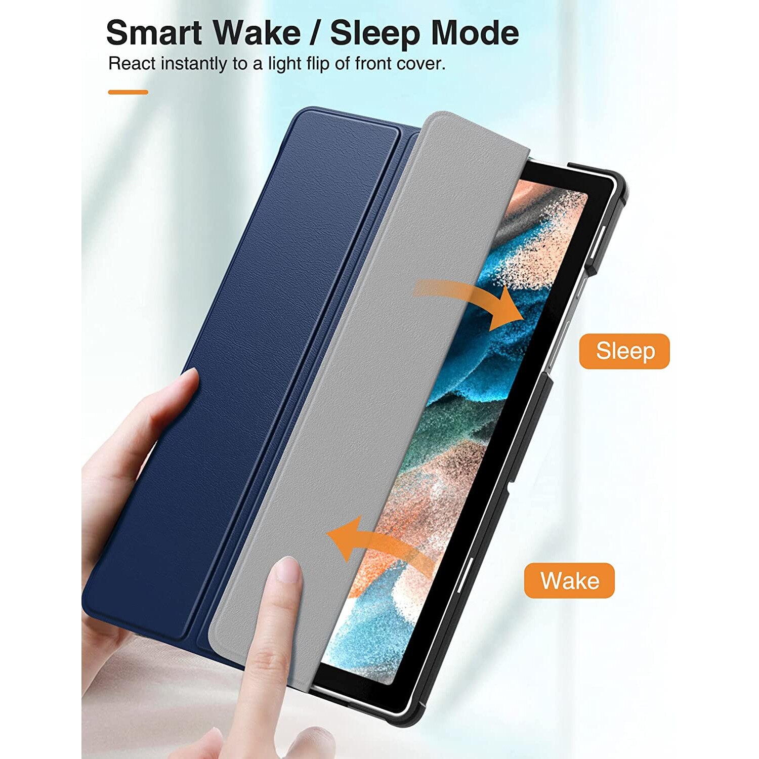 Husa pentru Samsung Tab A8 10.5 inch (2022) SM-X200 / X205 / X207 Slim ...