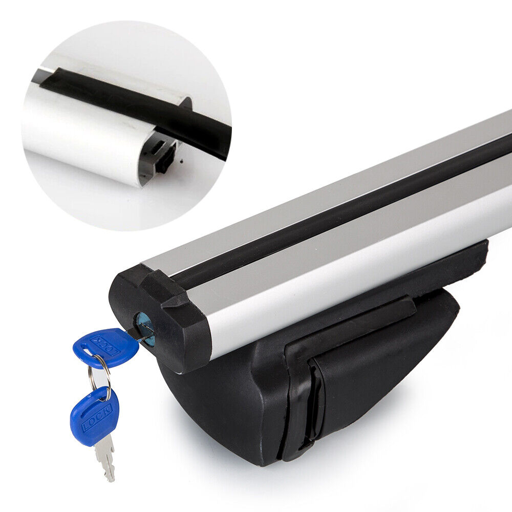 Bare Portbagaj Universale Transversale Aluminiu cu cheie-set 2 bucati ...