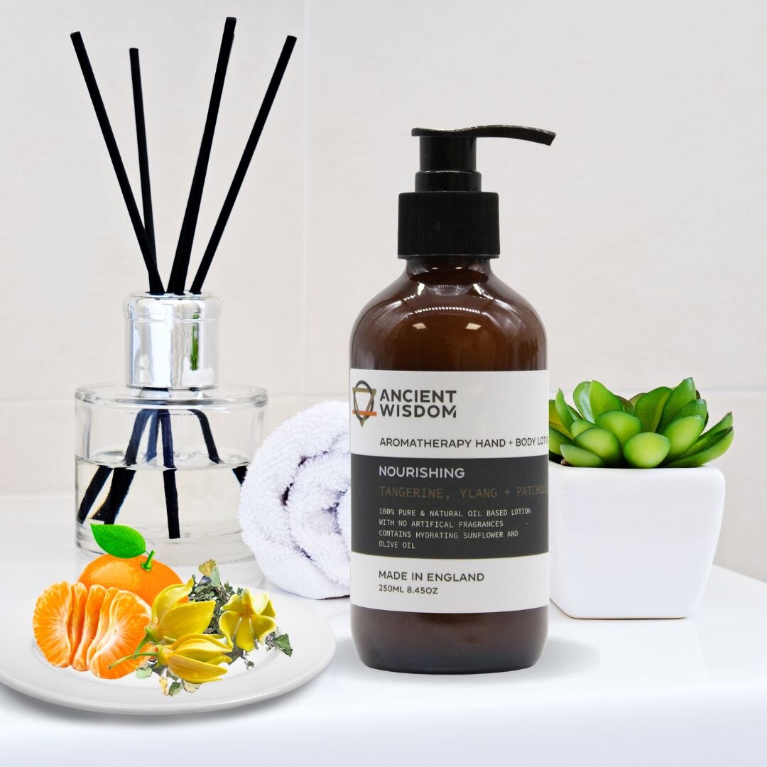 Hidratáló lotion, Ancient Wisdom, mandarina, ylang és pacsuli ...