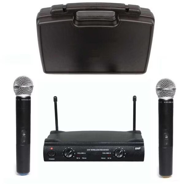 Set doua microfoane wireless profesionale Shure UHF SM58-1 - eMAG.ro