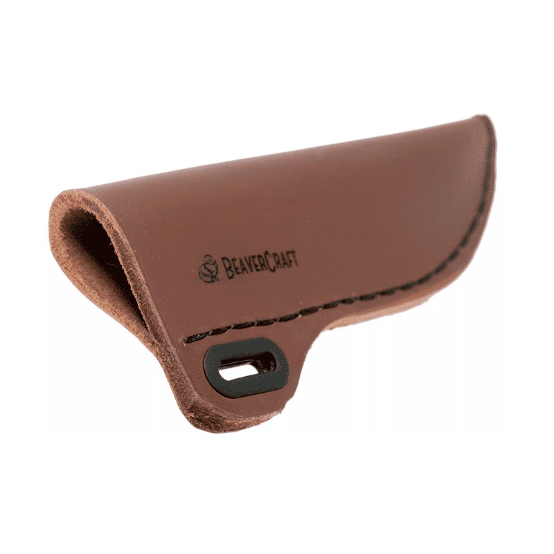 Teaca din piele pentru cutite de cioplit linguri Beavercraft SH1 - eMAG.ro