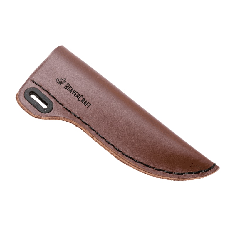 Teaca din piele pentru cutite de cioplit linguri Beavercraft SH1 - eMAG.ro