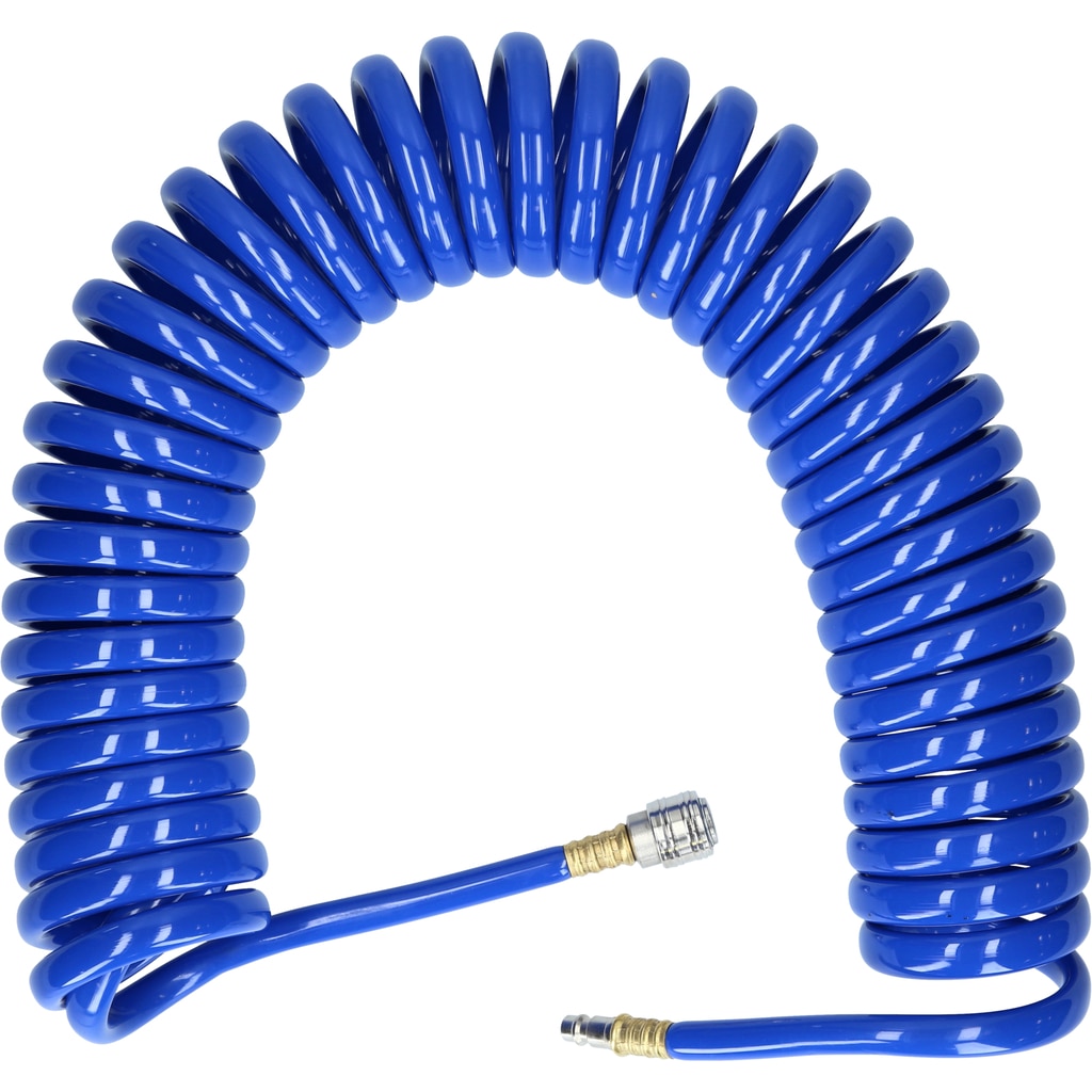Furtun de aer comprimat spiralat, Ø 10 mm, 10 metri - eMAG.ro