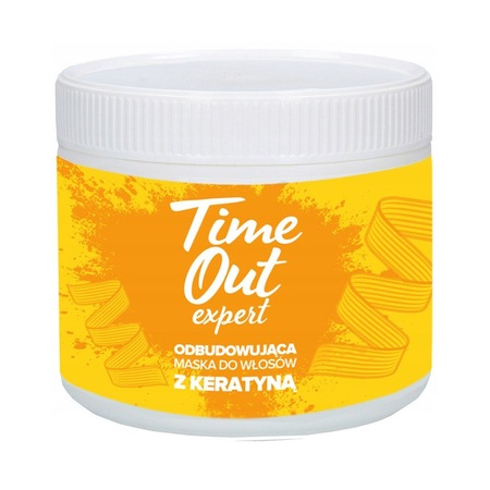 Masca de reconstructie cu keratina pentru par uscat/fragil, Time Out ...