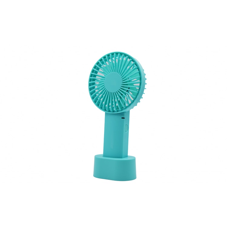 Ventilator portabil, de mana, prevazut cu suport, putere 4W, cu 3 ...
