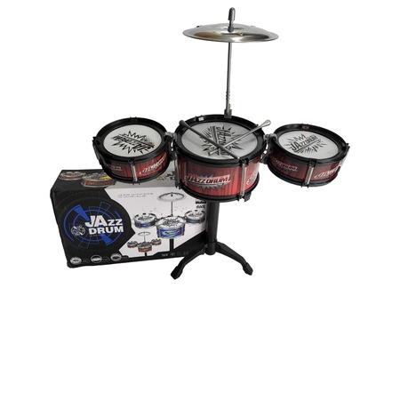 Set tobe copii Jazz Drum rosu 46 cm inaltime - eMAG.ro