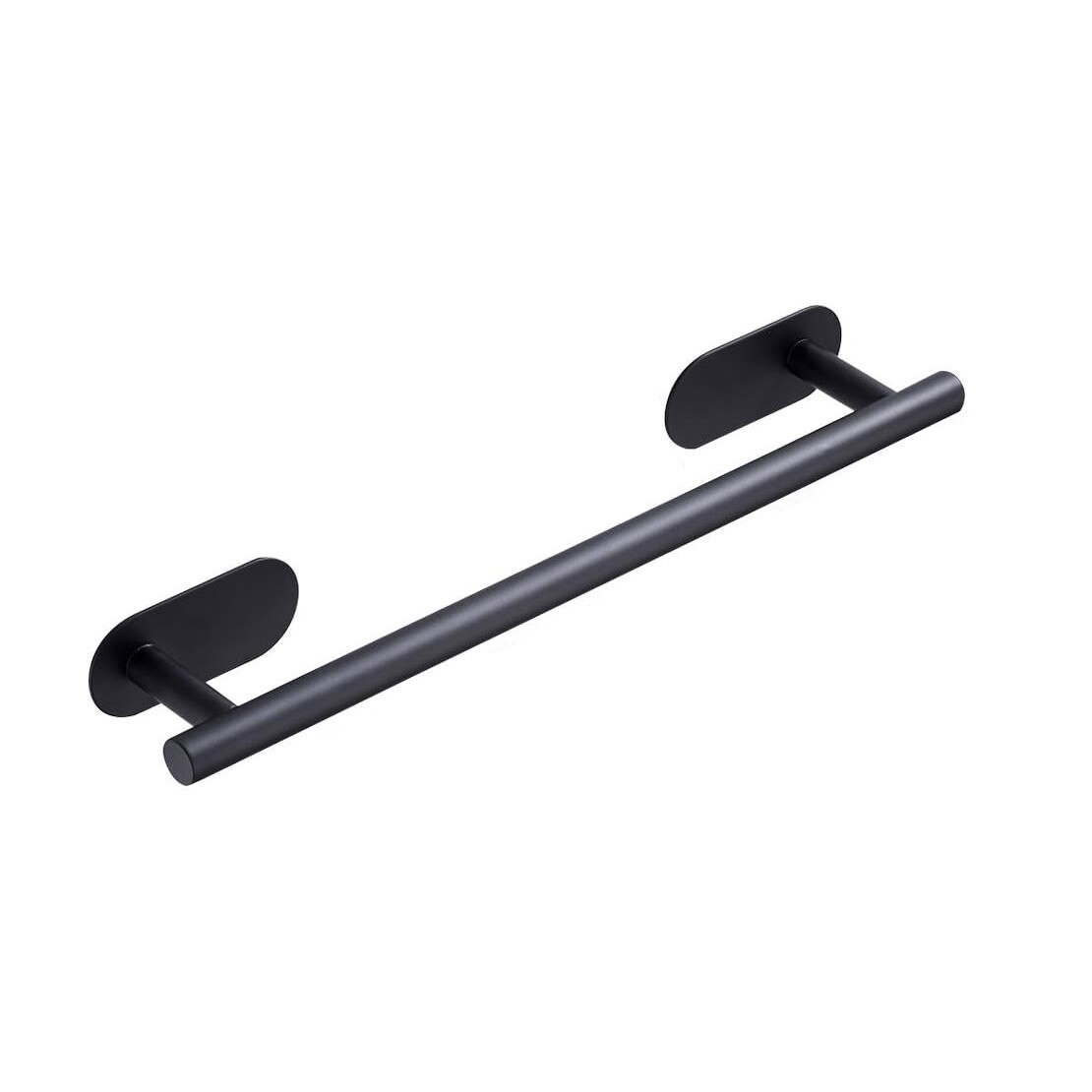 Suport pentru prosop din inox, 40cm lungime, montare adeziva, Negru ...