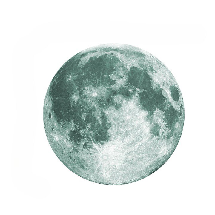 Sticker Autocolant Perete Copii, Luna Fosforescenta, 8x8 cm, Aida HER ...