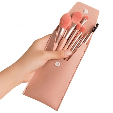 Козметична чанта, Linjou, 12x1.8x0.8 см, Розова - eMAG.bg