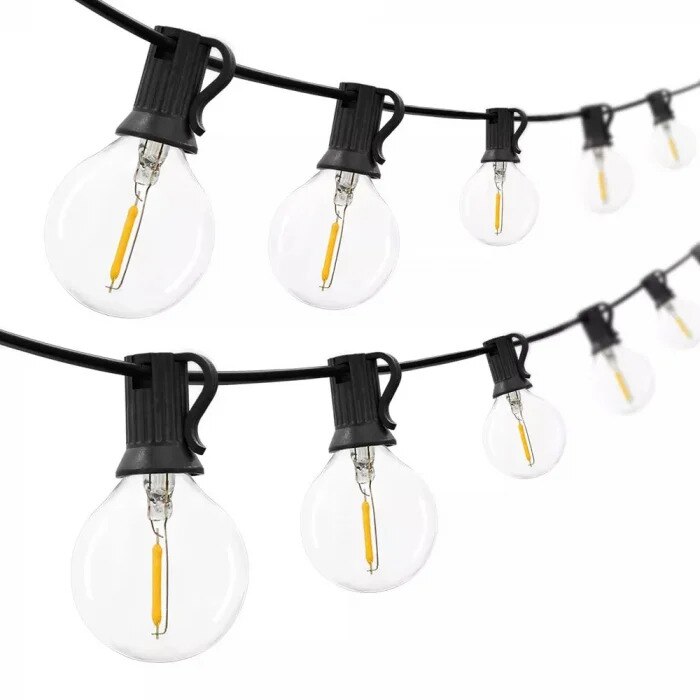 Ghirlanda luminoasa, 7,5 m, 25 becuri impermeabile, interconectabila, Yardbulb - eMAG.ro