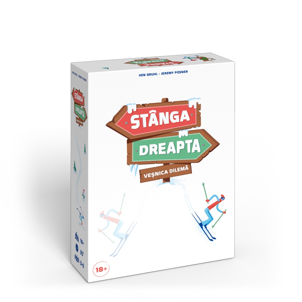 Joc adulti Stanga Dreapta Vesnica Dilema, lb. romana - eMAG.ro