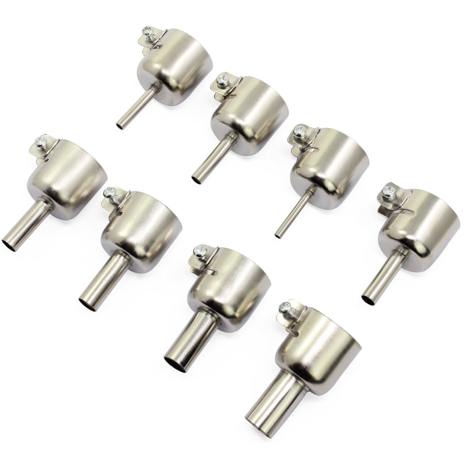 Set 8 duze suflanta aer cald, Inox, 3-12 mm, Argintiu - eMAG.ro