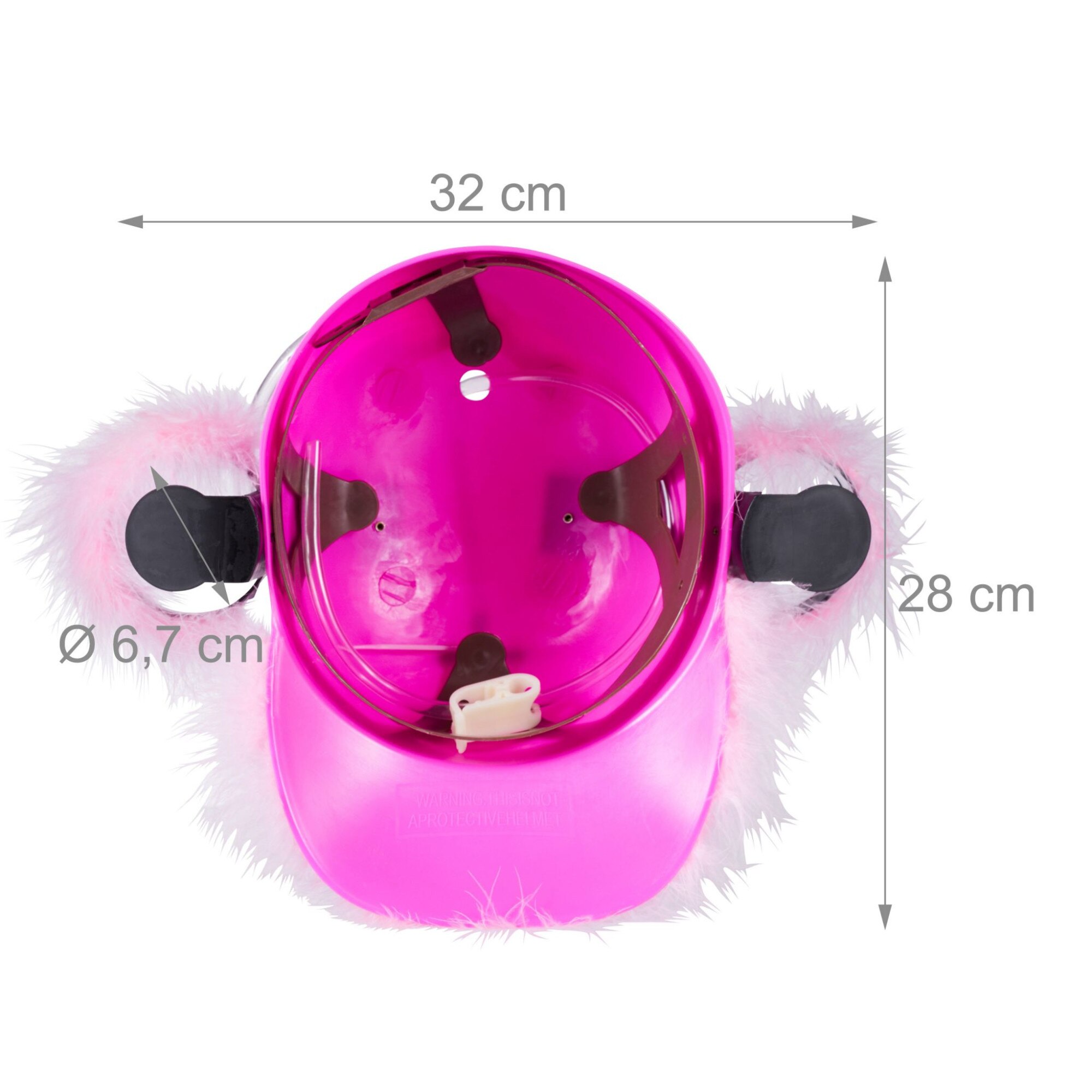 Casca de baut bere, roz, Relaxdays - eMAG.ro