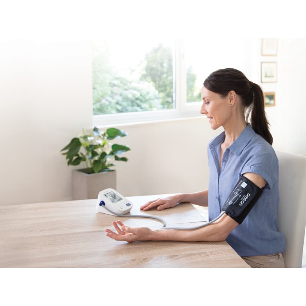 Tensiometru de brat automat OMRON X3 Comfort model 2020, Adaptor priza ...