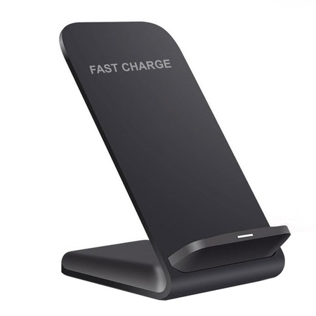 Incarcator telefon wireless, tip stand, incarcare rapida 15W, negru ...