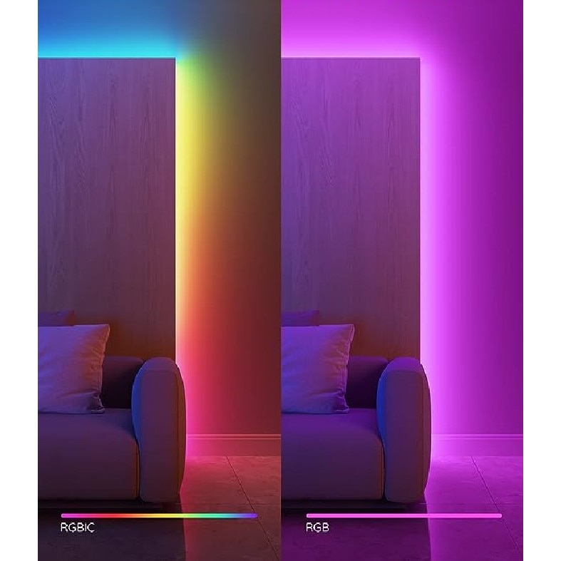 Banda LED inteligenta Govee RGBIC H617C, Wi-Fi, Bluetooth, sincronizare ...