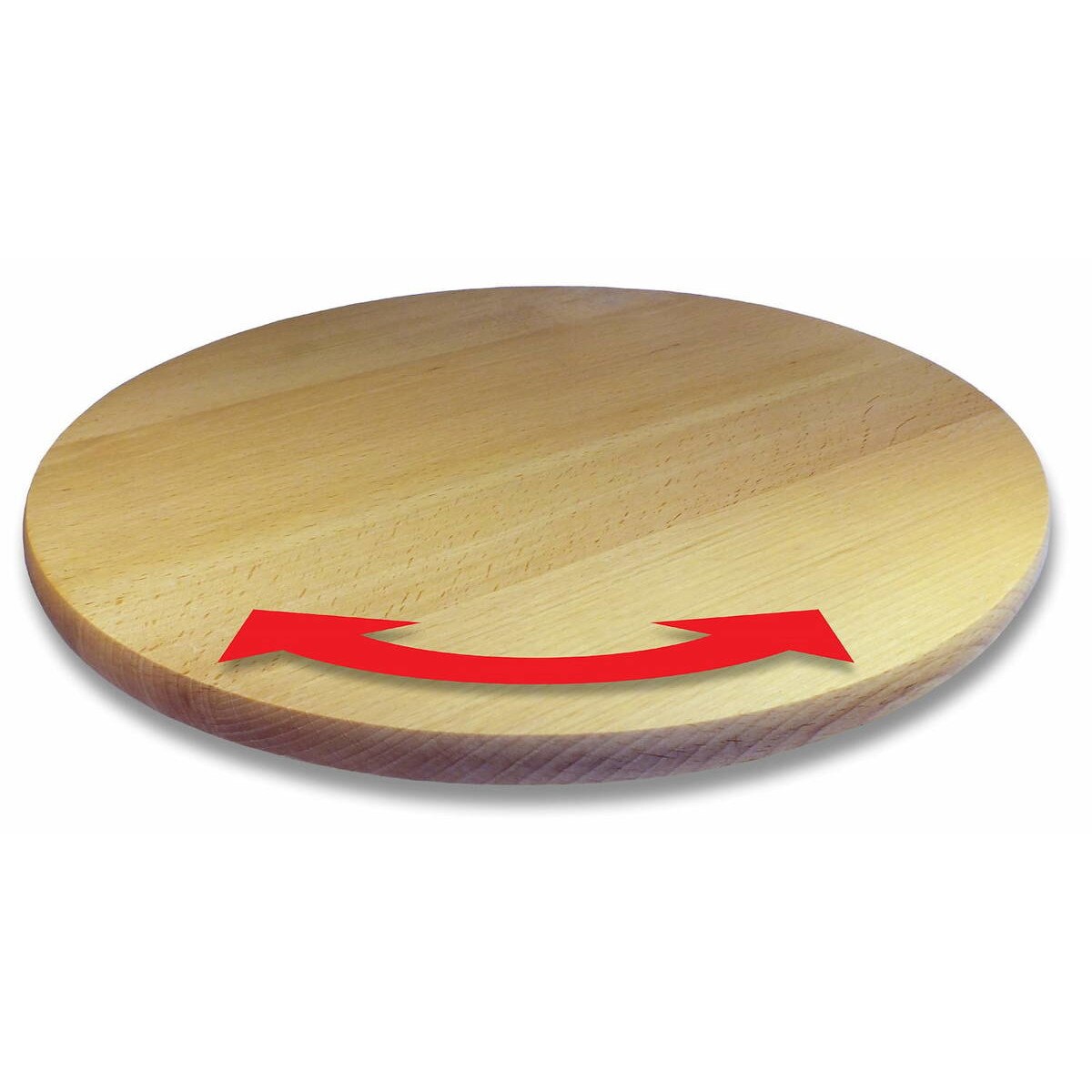 Tava Rotativa, diametru 35 cm, Lemn de Fag Natural, TREND HOME - eMAG.ro