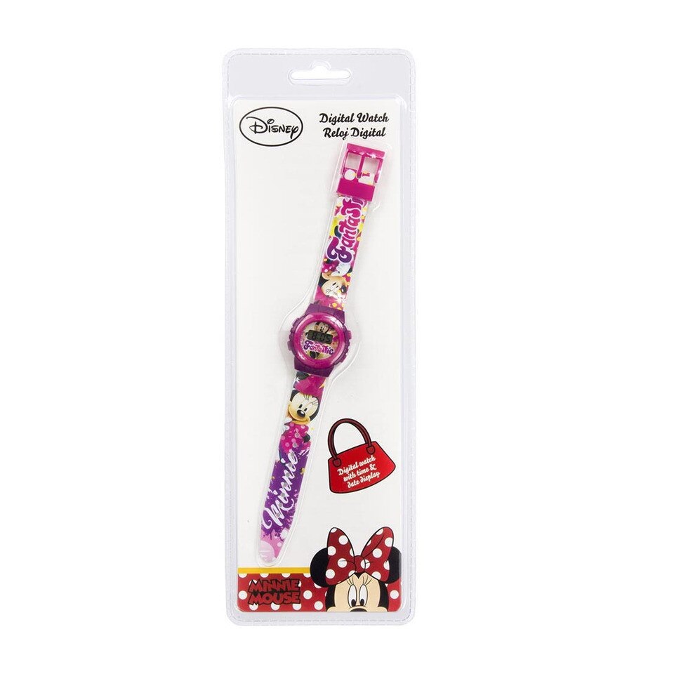 Ceas de mana digital, Minnie fantastic, roz - eMAG.ro
