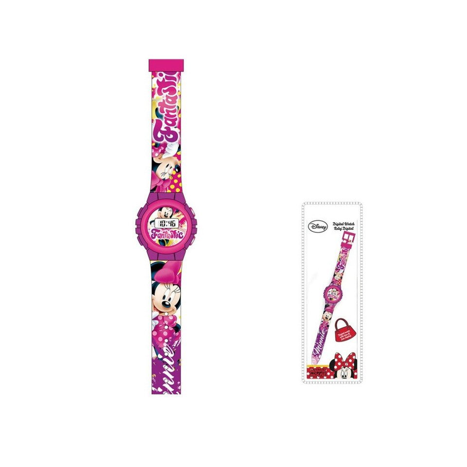 Ceas de mana digital, Minnie fantastic, roz - eMAG.ro