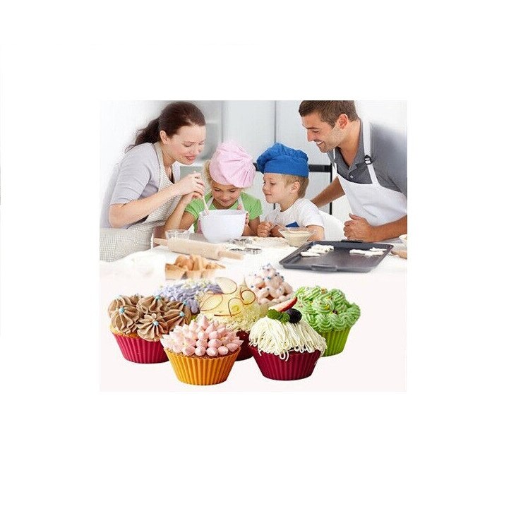 Forme din silicon pentru prajituri, mini-guguluf, 6 piese, Multicolor ...