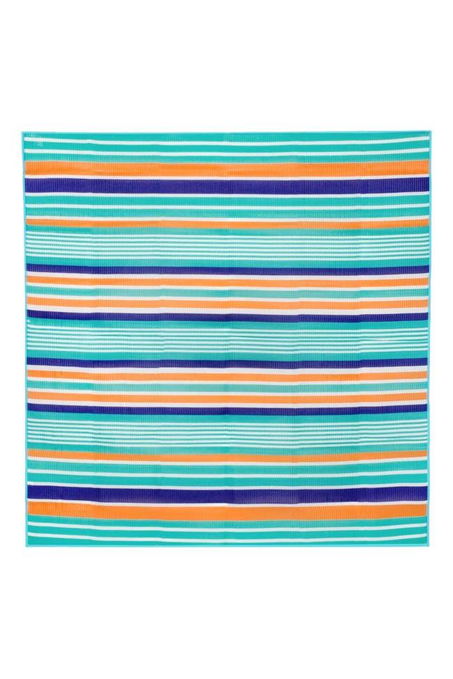 Rogojina Plaja tip Geanta, Dubla Colorata cu Dungi 180x180 cm - eMAG.ro