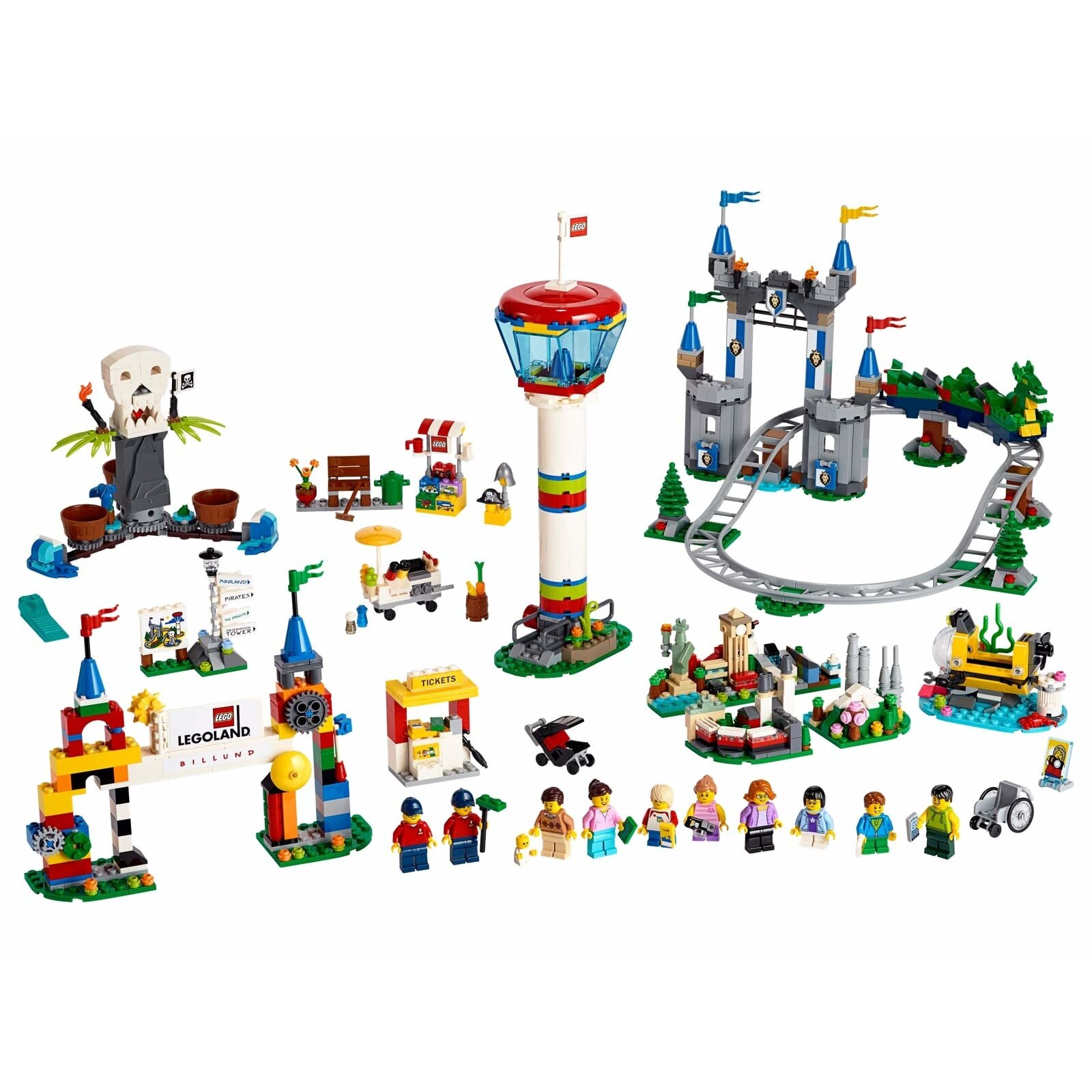 LEGO City - Legoland Parc 40346, 1336 piese - eMAG.ro
