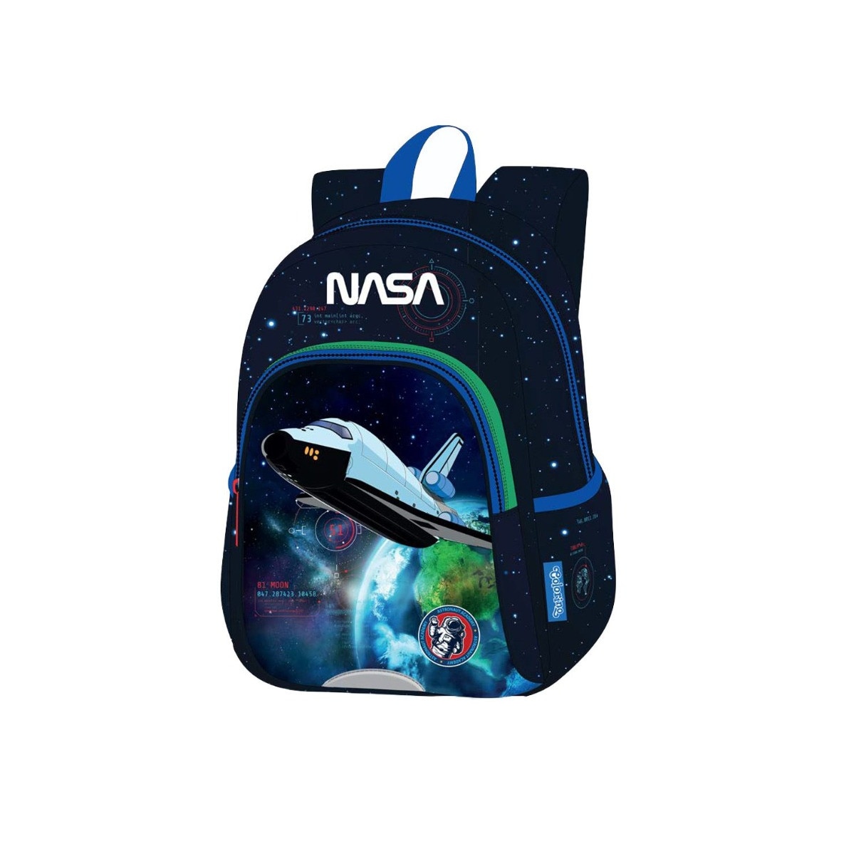 Rucsac pentru scoala, Colorino, Poliester, Toby Nasa, 35 x 26 x 12 cm ...