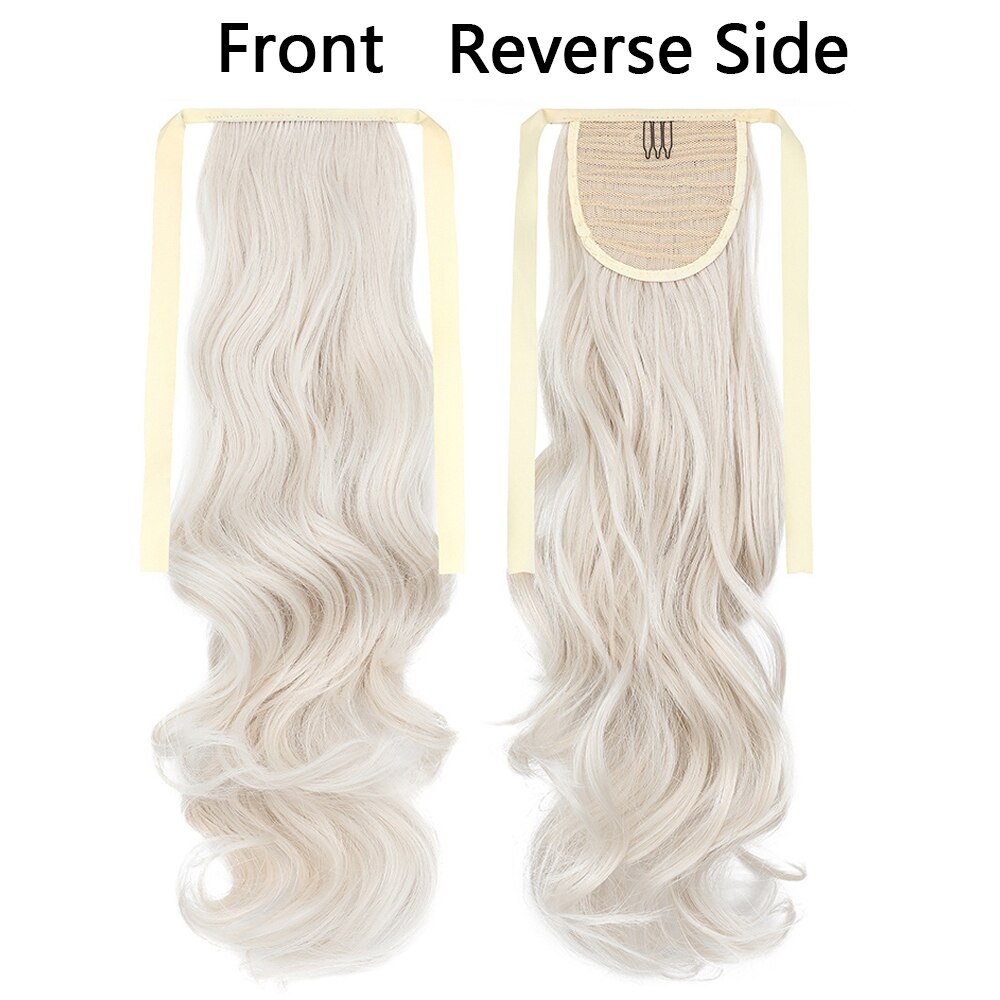 Peruca coada de cal, cravata, bej - eMAG.ro