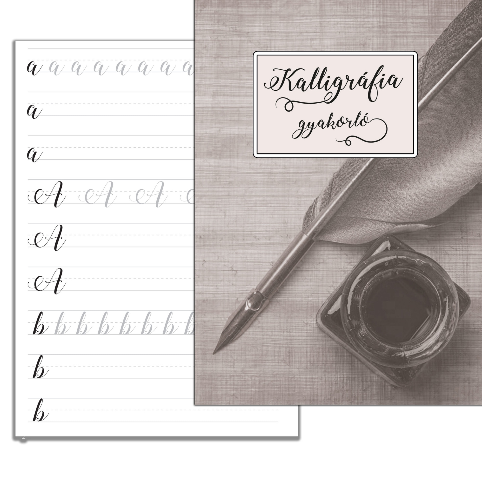 Caiet de caligrafie, Betűrengeteg, Multicolor - eMAG.ro