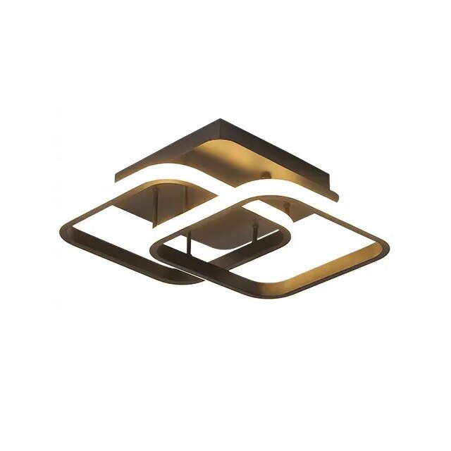 Aplica Quantum Design Square, LED, Negru, Interior, 2025 - eMAG.ro