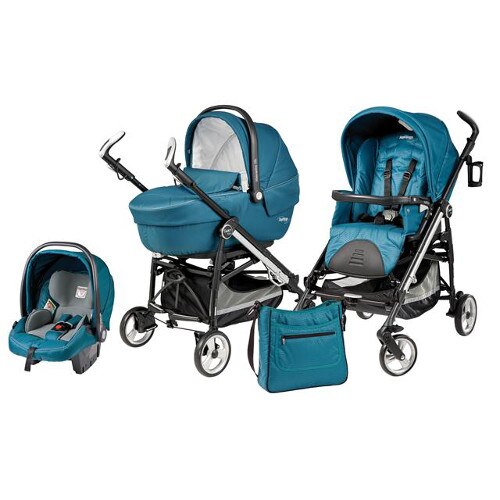 Carucior Peg Perego 3 in 1 Pliko Switch Compact Sportivo, Oceano - eMAG.ro