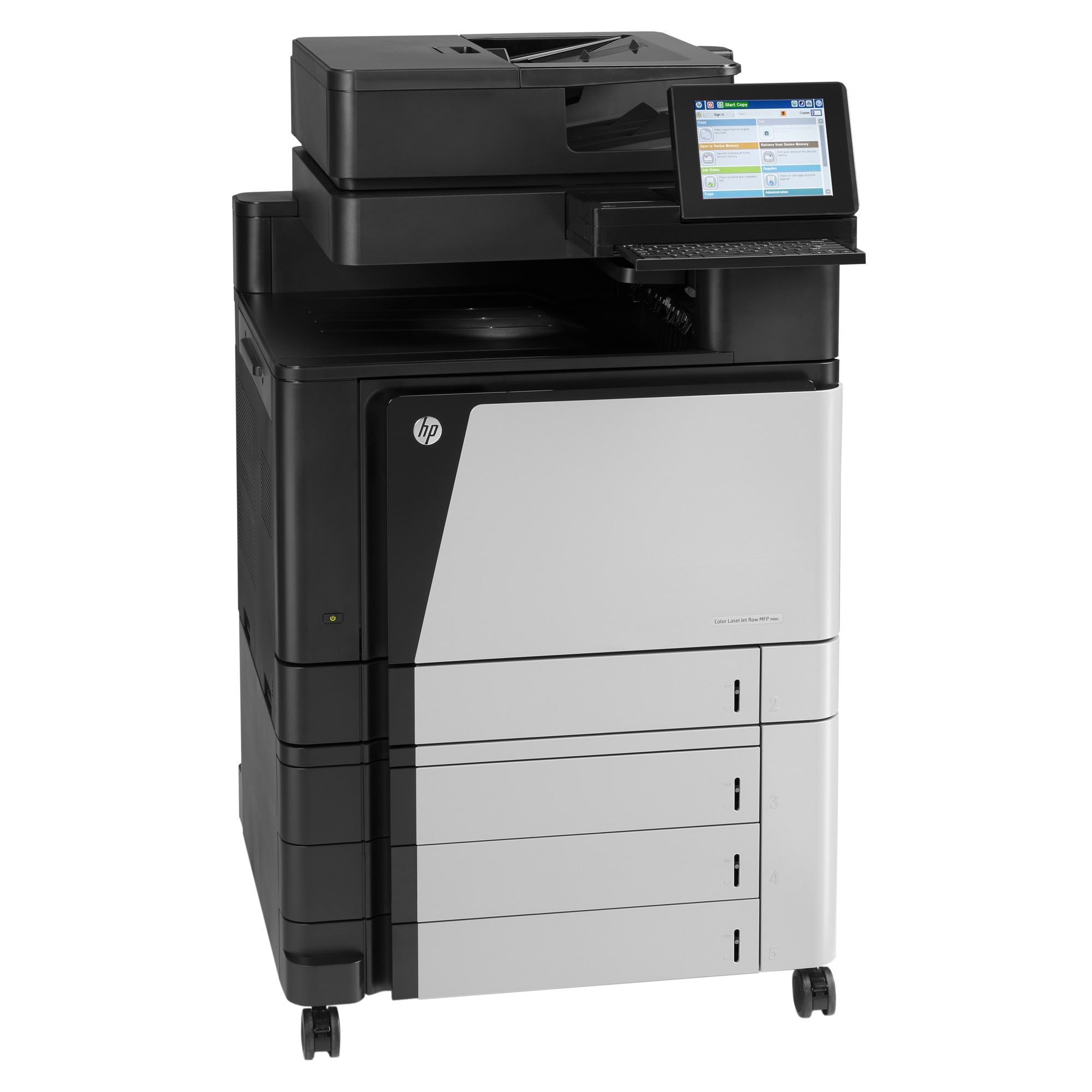 Imprimanta laser color HP LaserJet Enterprise Flow M880z, A3 - eMAG.ro