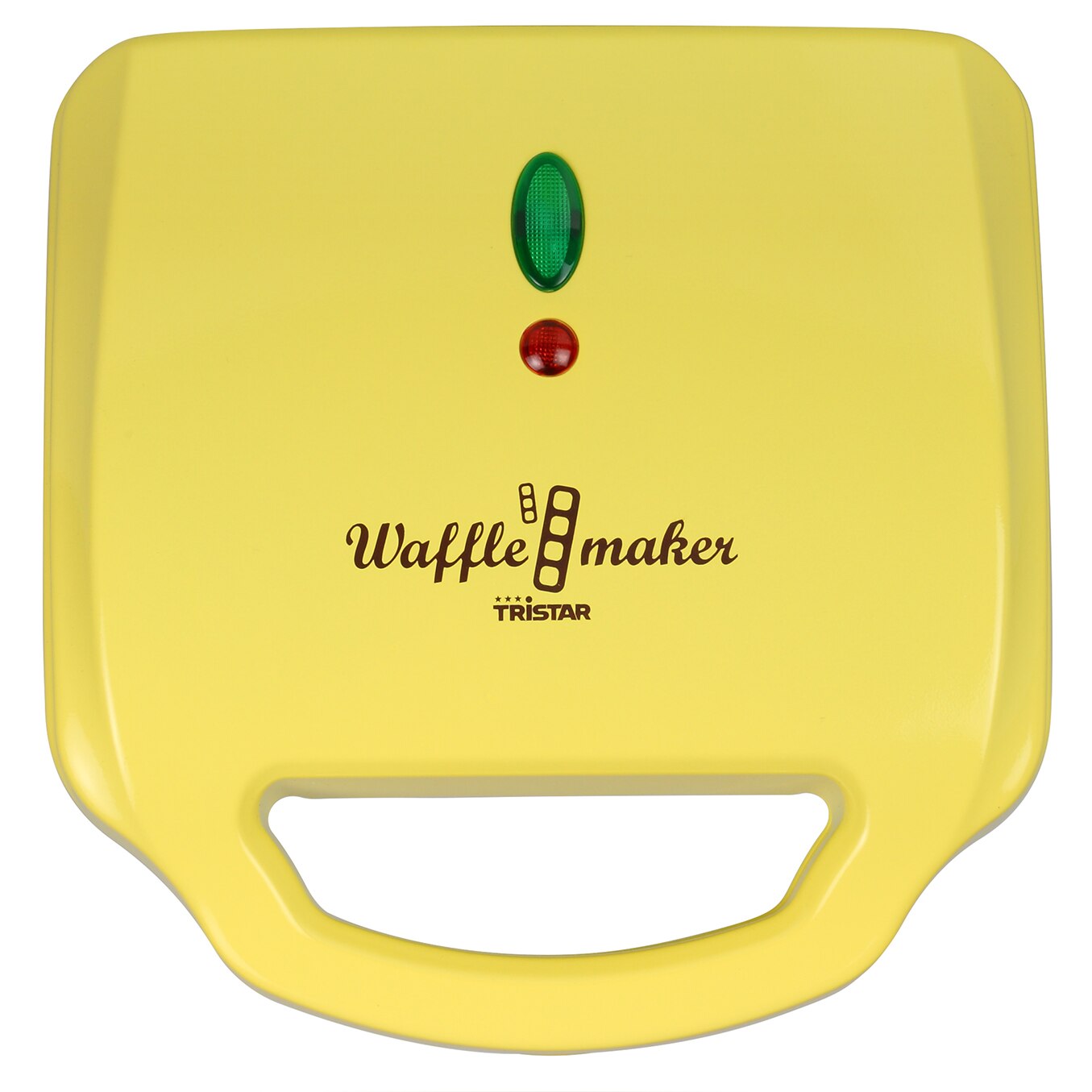 Aparat pentru preparat waffe Tristar WF-2116, 700 W, 6 Waffe, Galben ...