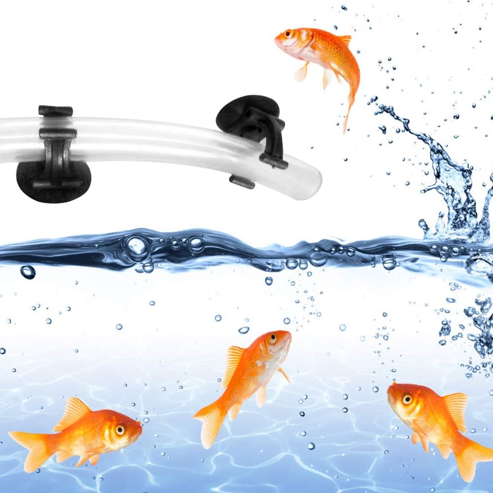 Set ventuze pentru acvariu, 3.3 x 4 cm, Negru, 24 bucati - eMAG.ro